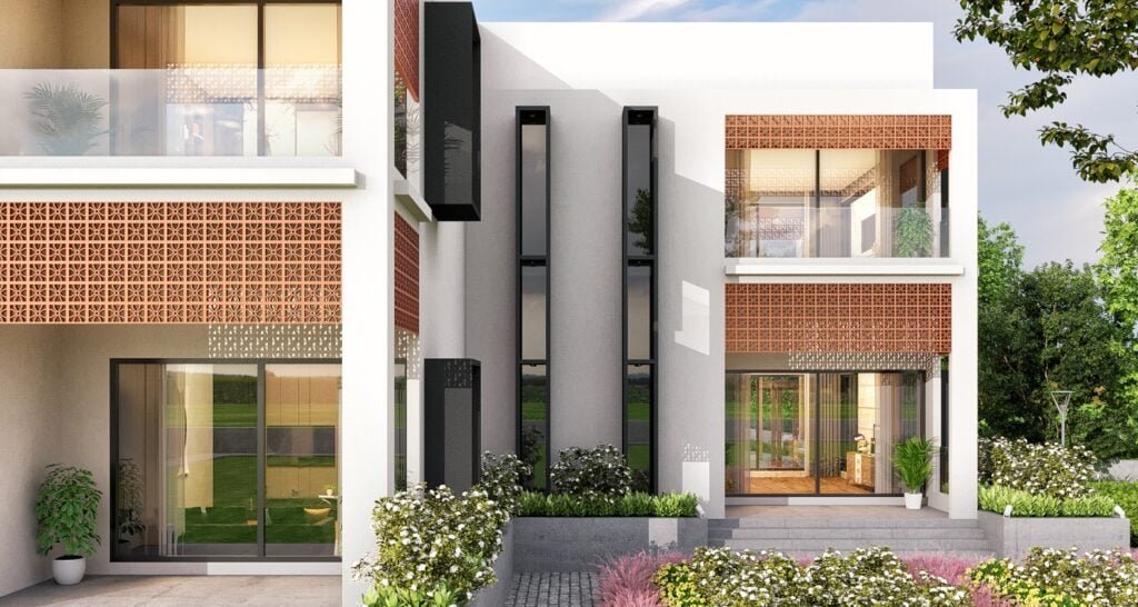 Modern Multifamily Villa Exterior View 5 | Pune, India – Architectural ...