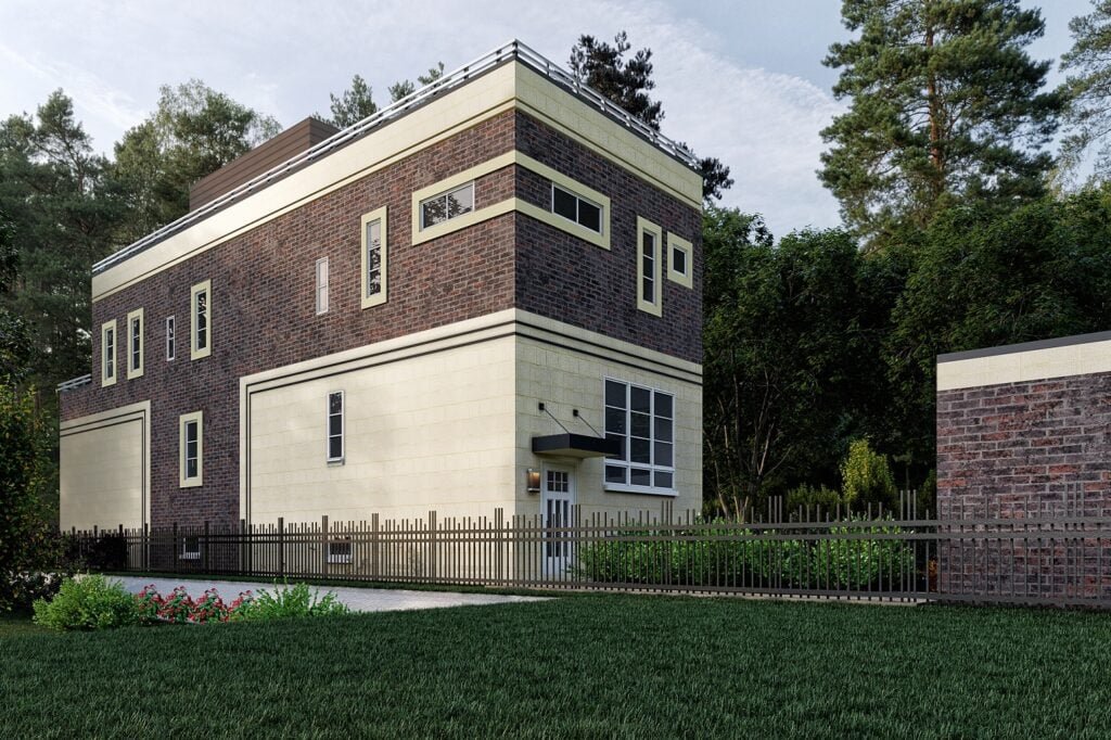 Modern House Exterior 3D Rendering | Elegant Residential Design in ...