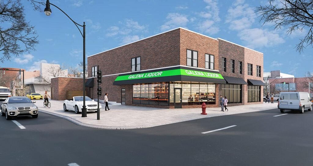 Commercial Shop Exterior Visualization New York City